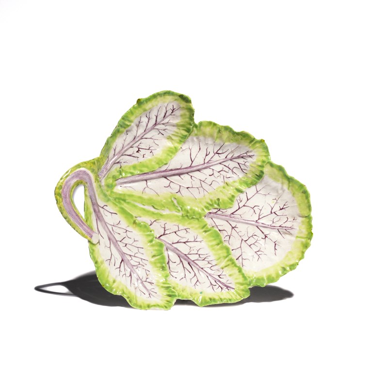 A longton hall leaf dish, c.1755-60, formed of five overlapping cos ...