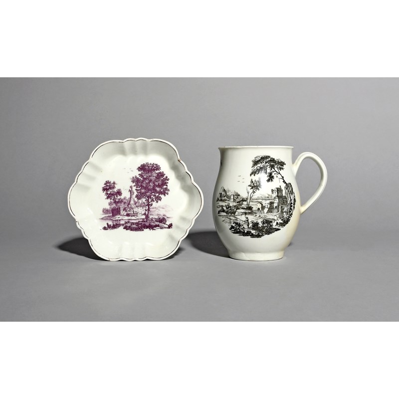 A worcester bell-shaped mug c.1760 | Woolley and Wallis