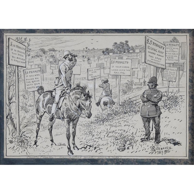 Alfred chantry corbould (1852-1920) floral decorated hammersmith bus ...