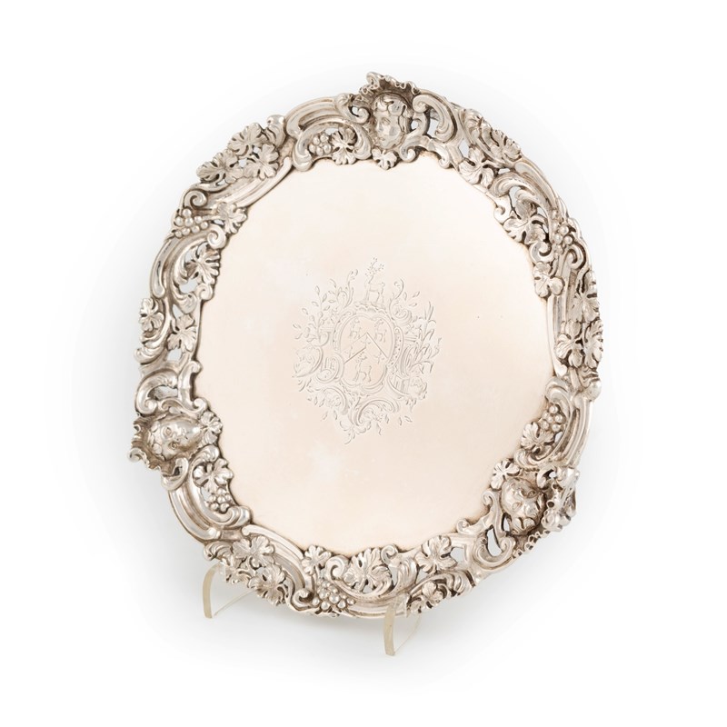 A george iii silver waiter,by daniel smith and robert sharp, london ...