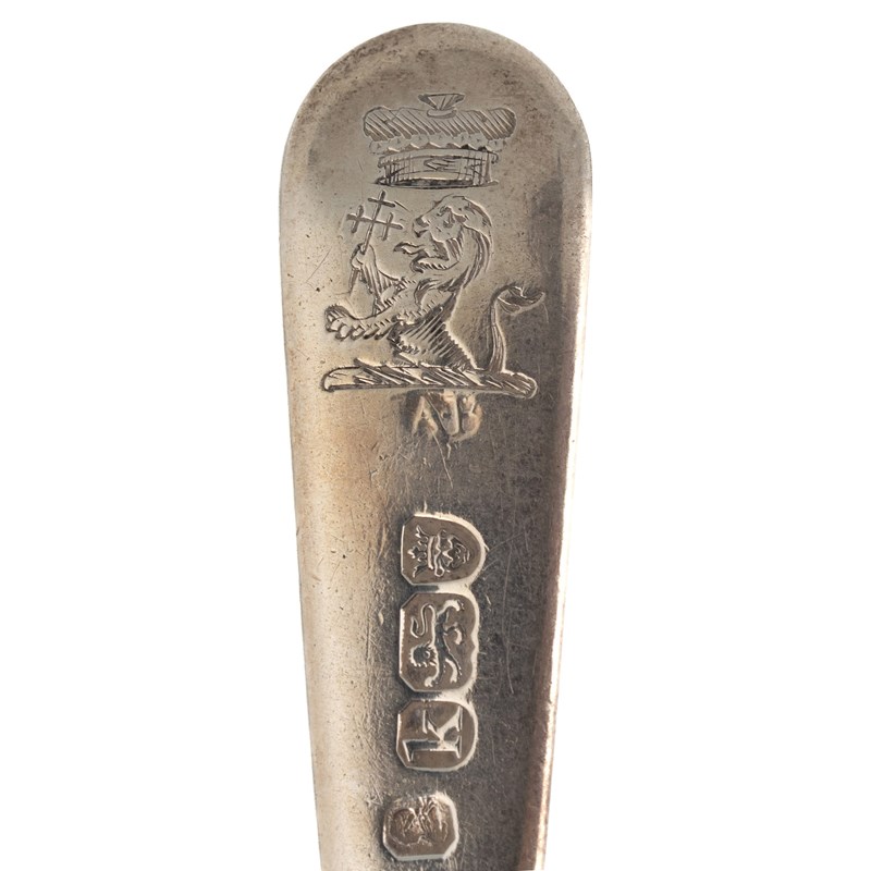 A set of six silver fiddle pattern oyster forks, | Woolley and Wallis