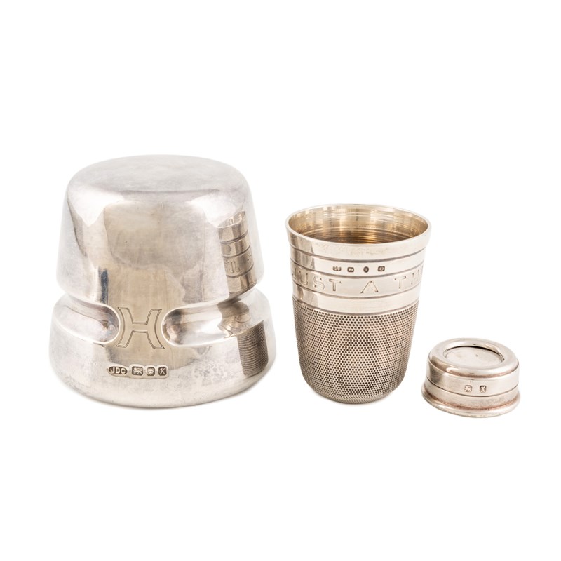 A modern silver gavel, | Woolley and Wallis