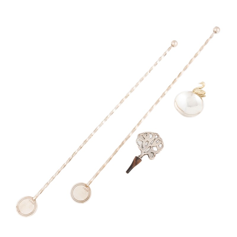 By stuart devlin, a modern parcel-gilt silver caddy spoon, | Woolley ...