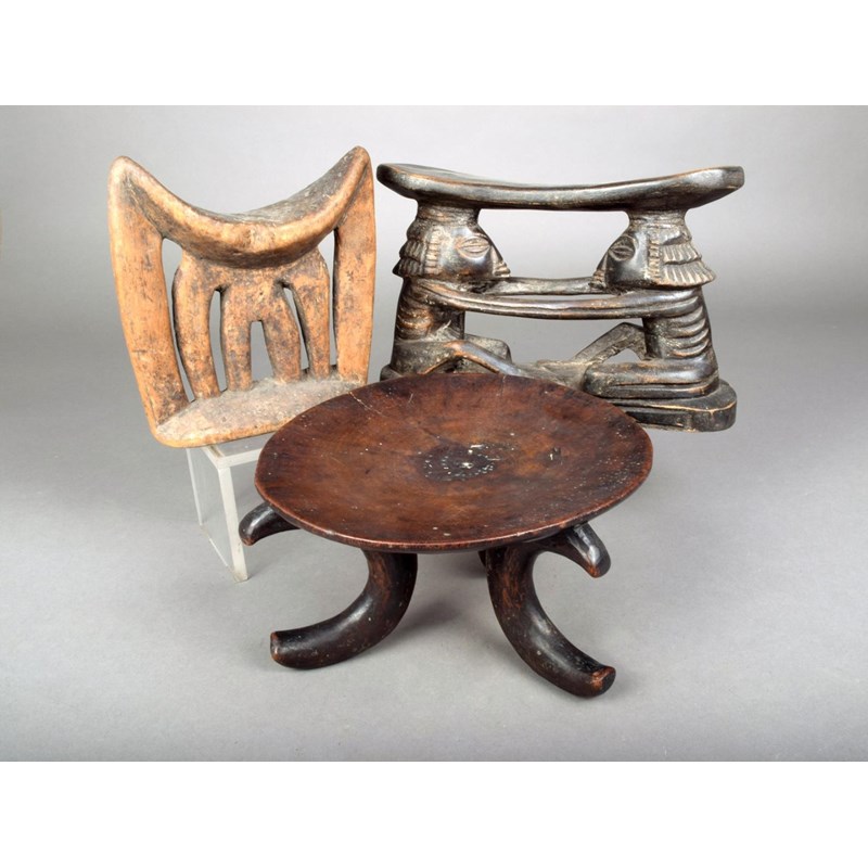 A kenyan circular stool | Woolley and Wallis