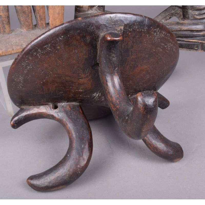 A kenyan circular stool | Woolley and Wallis