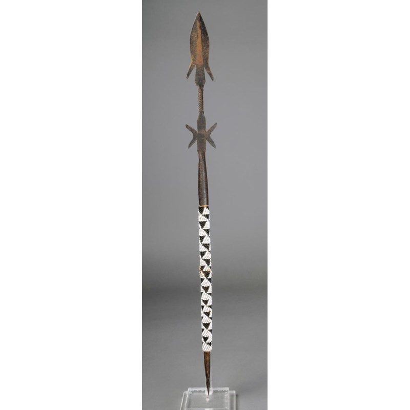 A tutsi ceremonial short staff | Woolley and Wallis