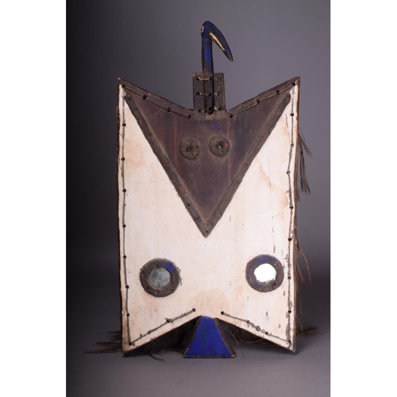 A tussian plank mask | Woolley and Wallis