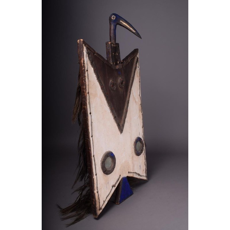 A tussian plank mask | Woolley and Wallis