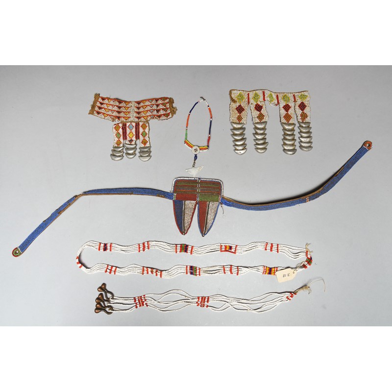 Six kenyan beaded ornaments | Woolley and Wallis