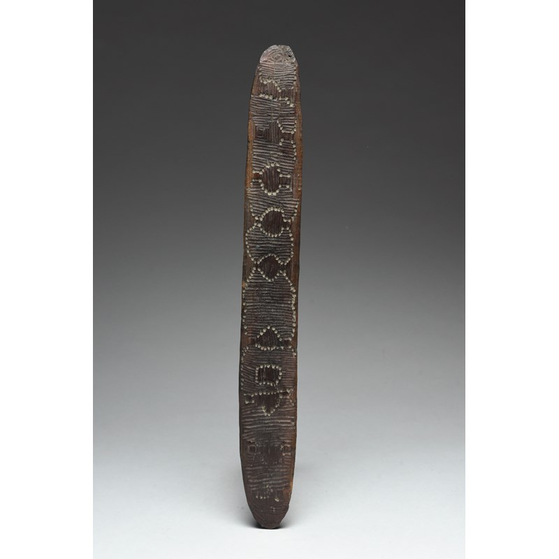 An aboriginal message stick churinga | Woolley and Wallis