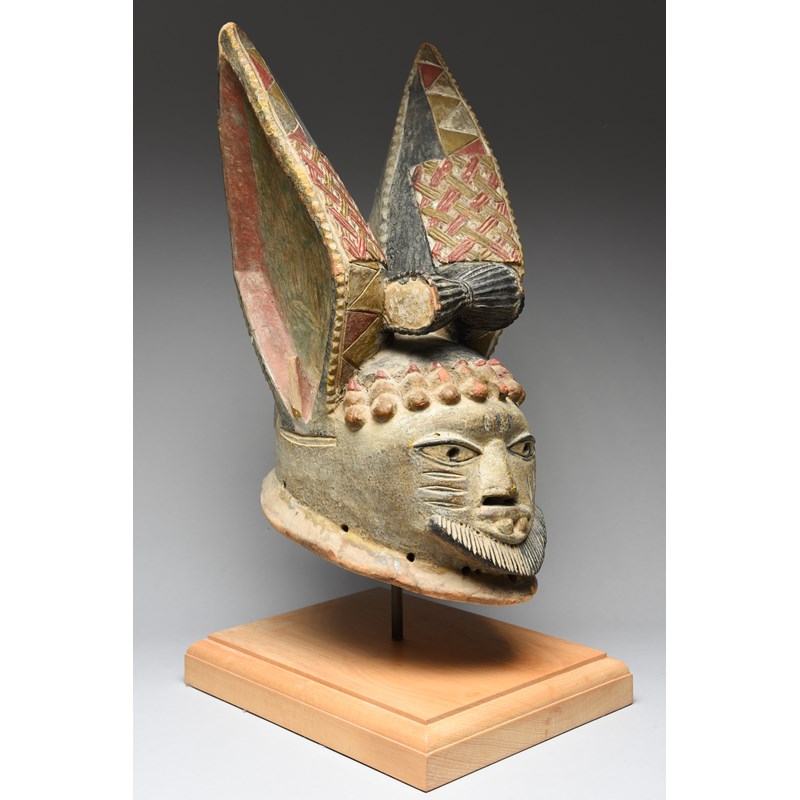 A yoruba egungun helmet mask | Woolley and Wallis