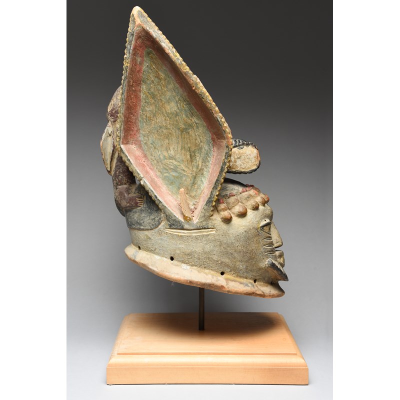 A yoruba egungun helmet mask | Woolley and Wallis