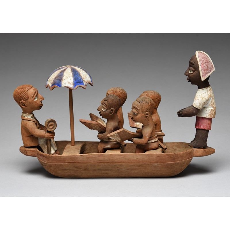 A yoruba boat group by thomas ona | Woolley and Wallis