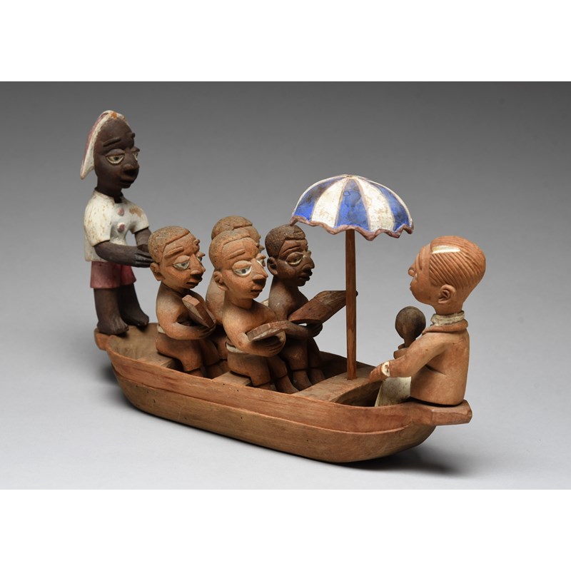A yoruba boat group by thomas ona | Woolley and Wallis